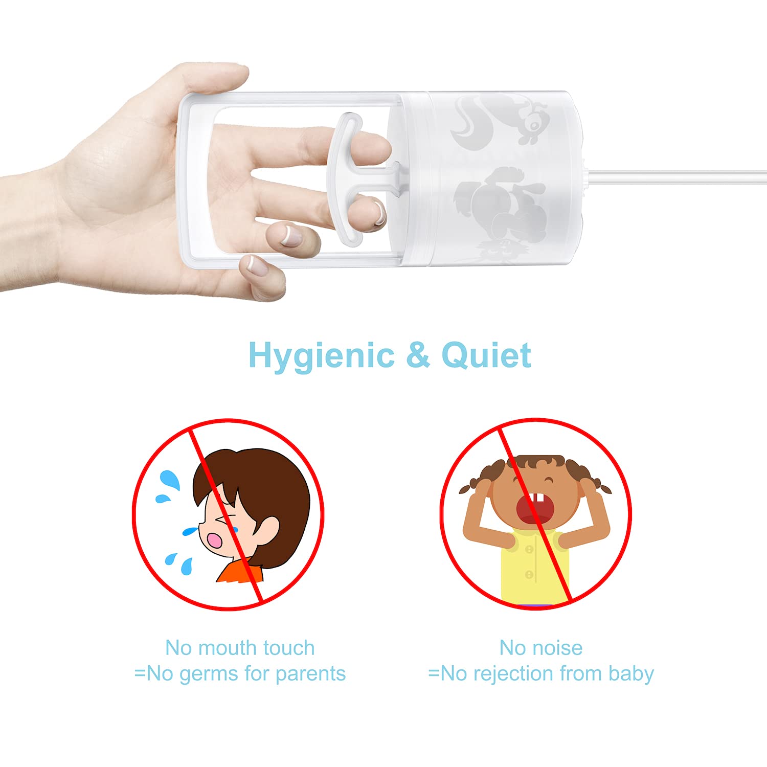 Pumpinose Baby Nasal Aspirator with Powerful Hand Pump and Non-invasive ...