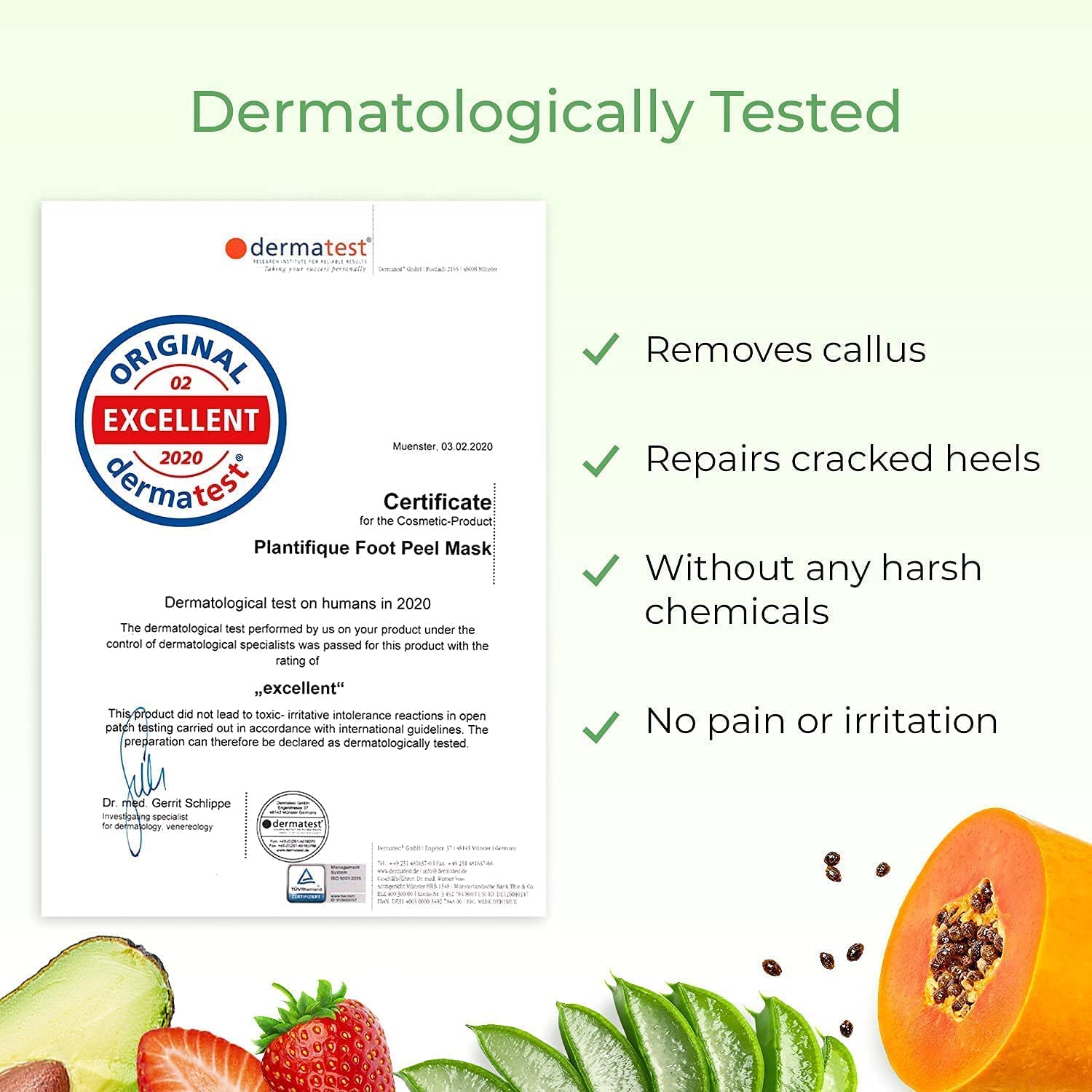 Plantifique Foot Peel Mask - Strawberry and Avocado