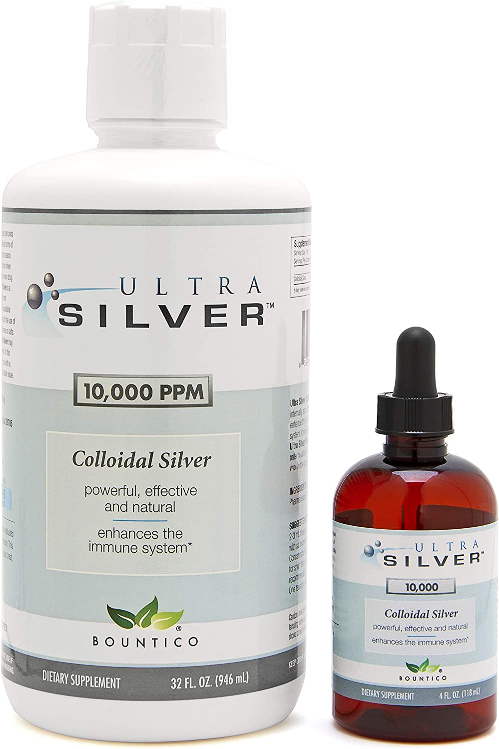 Ultra Silver® Colloidal Silver | 10,000 PPM, 32 Oz (946mL) | Mineral ...