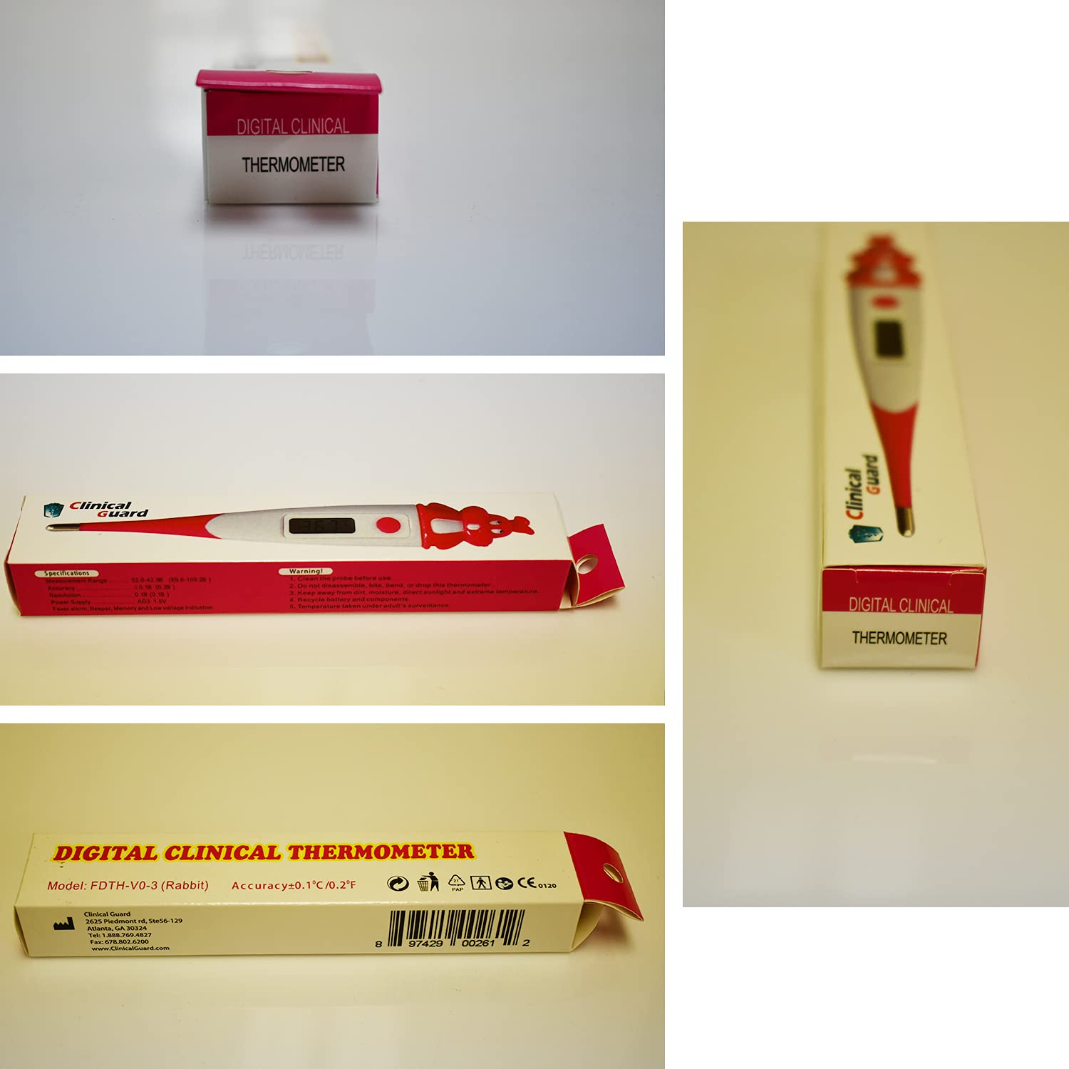 Clinical Guard Digital Adult and Pediatric Fever Thermometer for ...