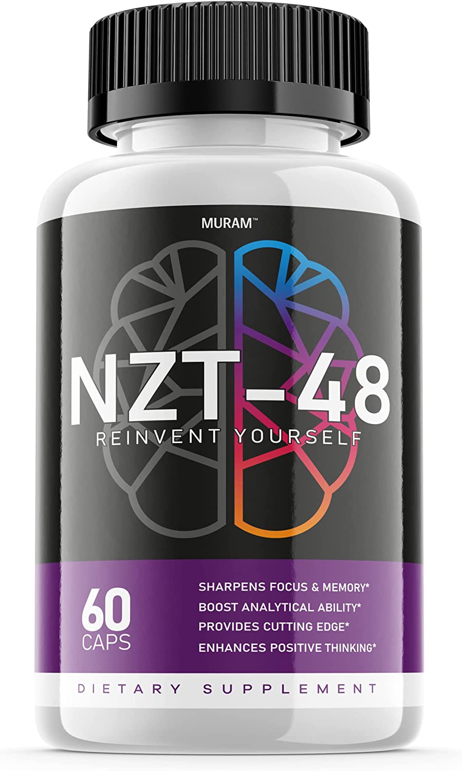 (1 Pack) NZT-48 Limitless Pill, Focus Original Formula, 1 Month Supply