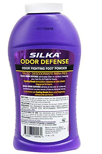 SILKA Odor Fighting Foot Powder, 6 oz Pack 3