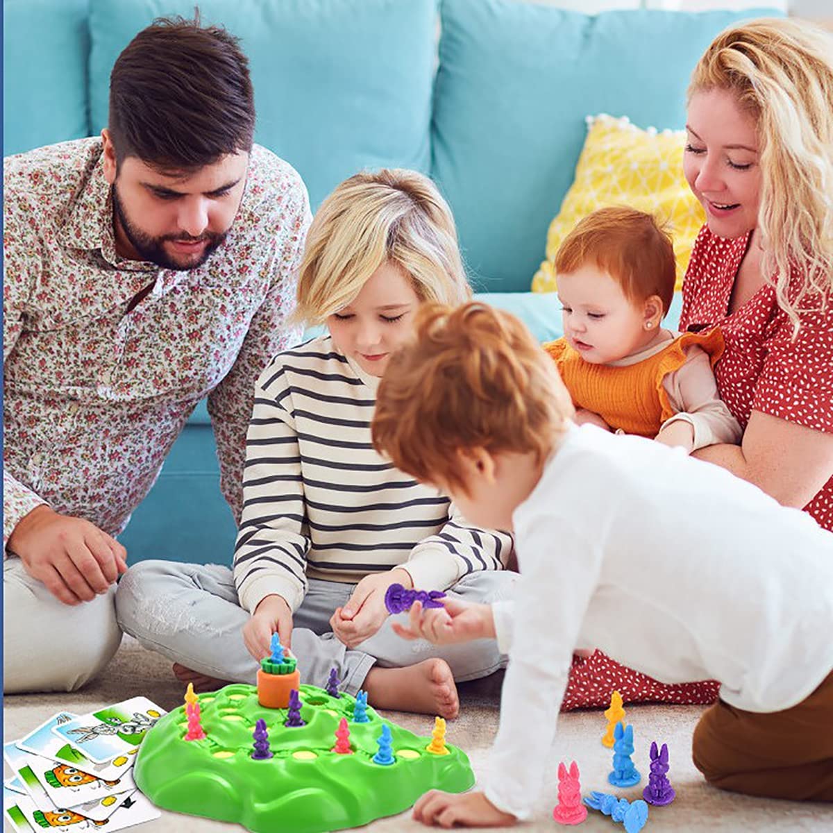 WANBAOLU Funny Bunny Game for Children Age 4 Years and Up - Board Games ...