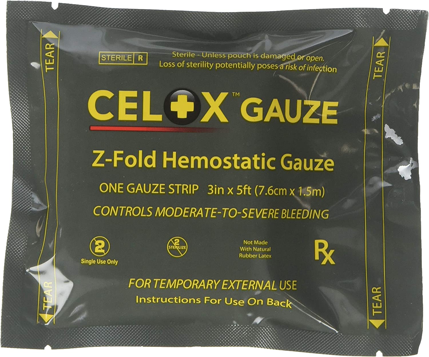 Celox Z-Fold Gauze (3in x 5" (7.6cm x 1.5m))