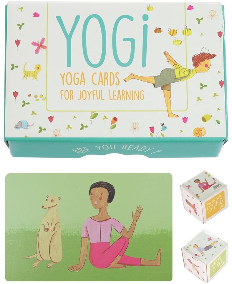 YOGi FUN Kids Yoga Cards Kit with Illustrations, Rhyming Poems ...