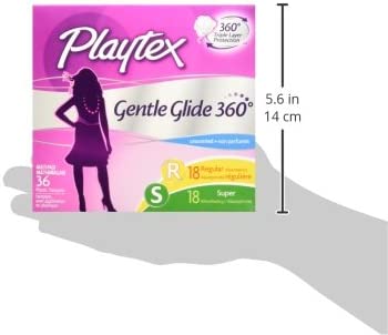 Playtex Simply Gentle Glide Multipack Unscented Tampons with Regular ...