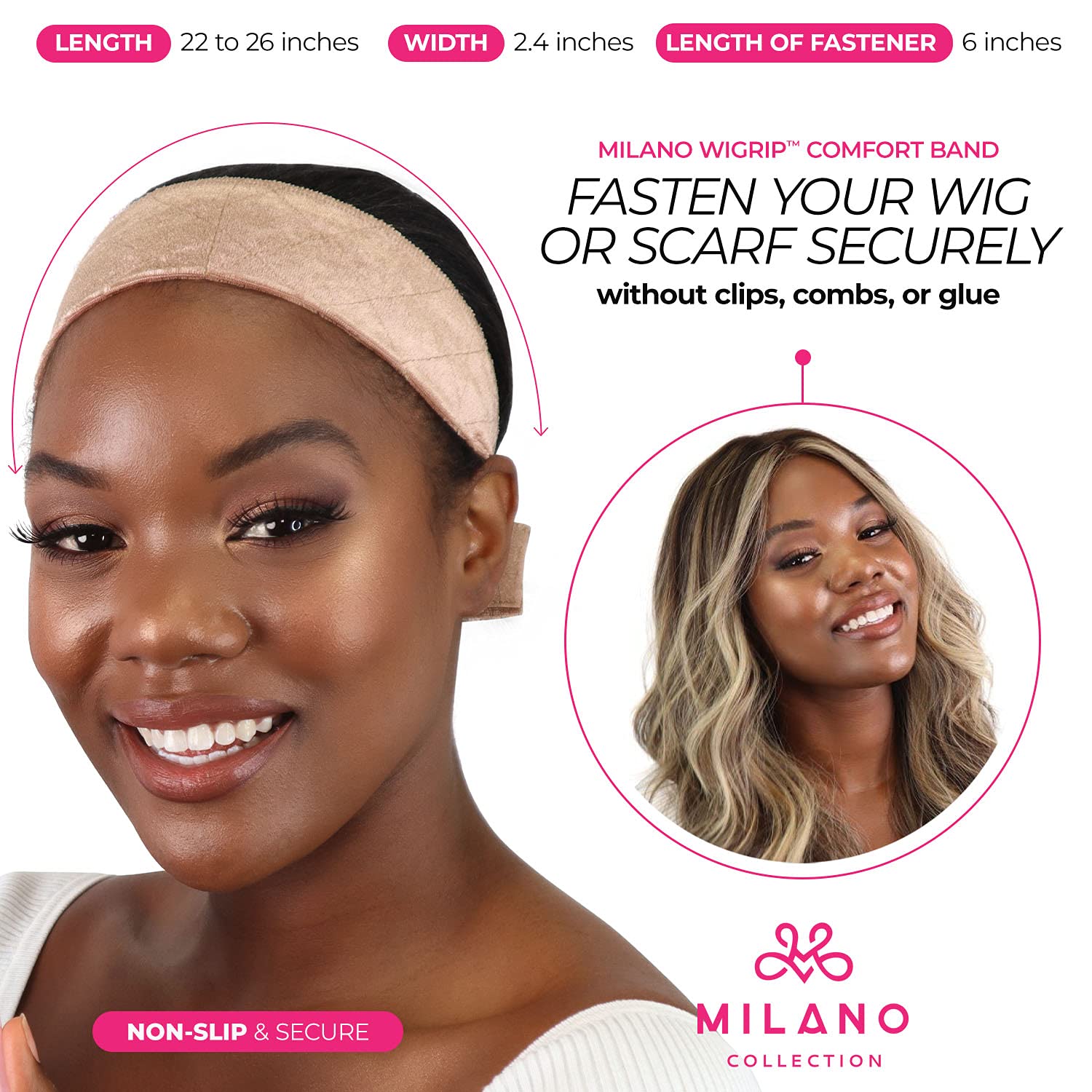 Milano Collection 4 pc. Travel Essential Wig Accessory Kit with ...