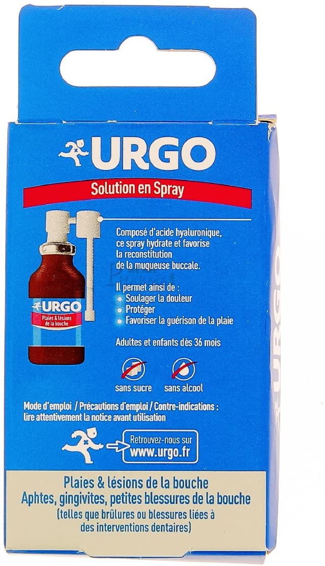 Urgo Oral Spray Mouth Wounds and Injuries 15ml