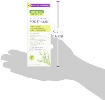 PediFix Diabetic Defense Daily Therapy Foot Wash, 5.1oz
