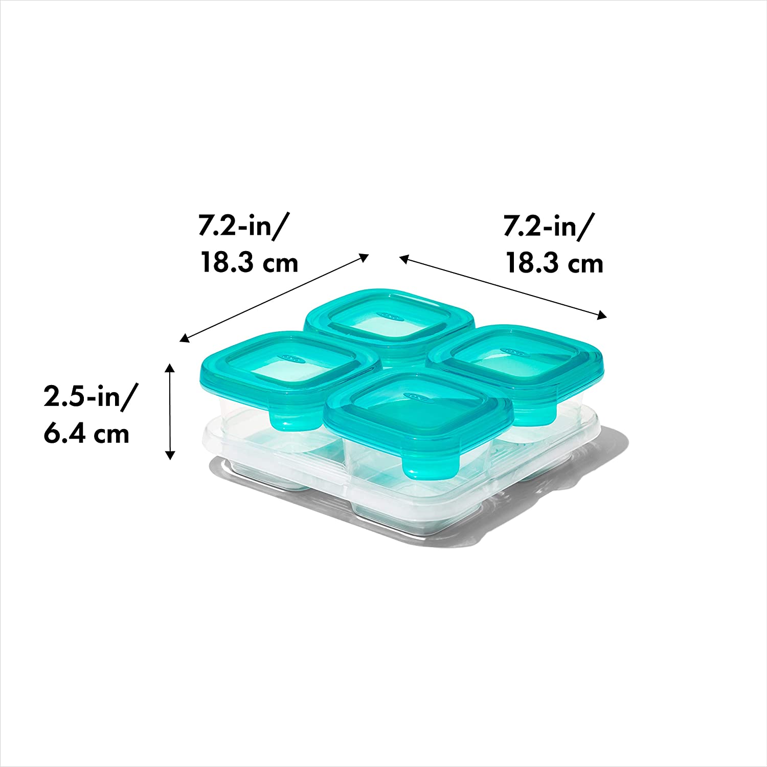 OXO Tot Silicone Baby Blocks, 4oz.