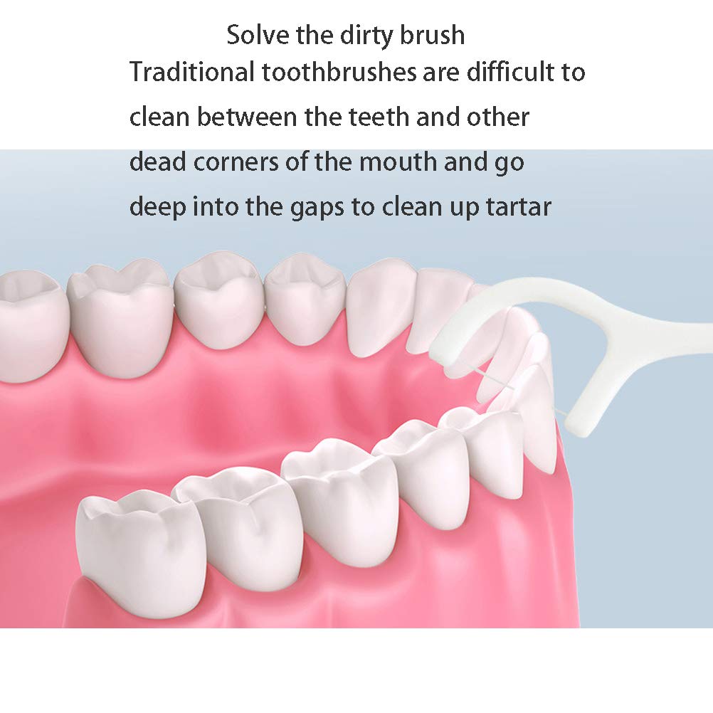 TIK -Tok Macromolecule Care Floss Picks Dental,Dual Purpose Toothpicks ...
