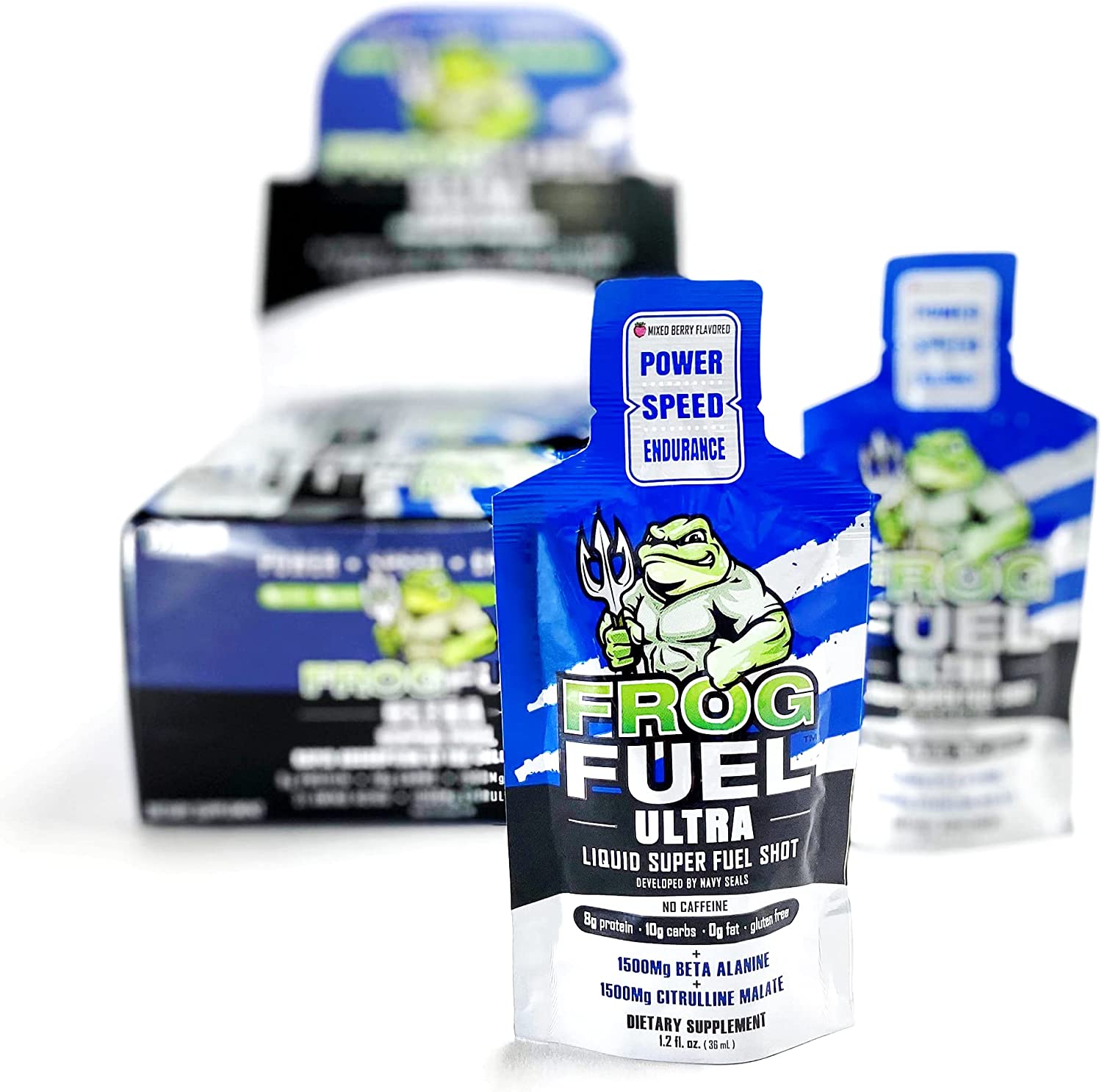 FrogFuel Ultra Liquid Protein Shot with Carbohydrates and Electrolytes ...