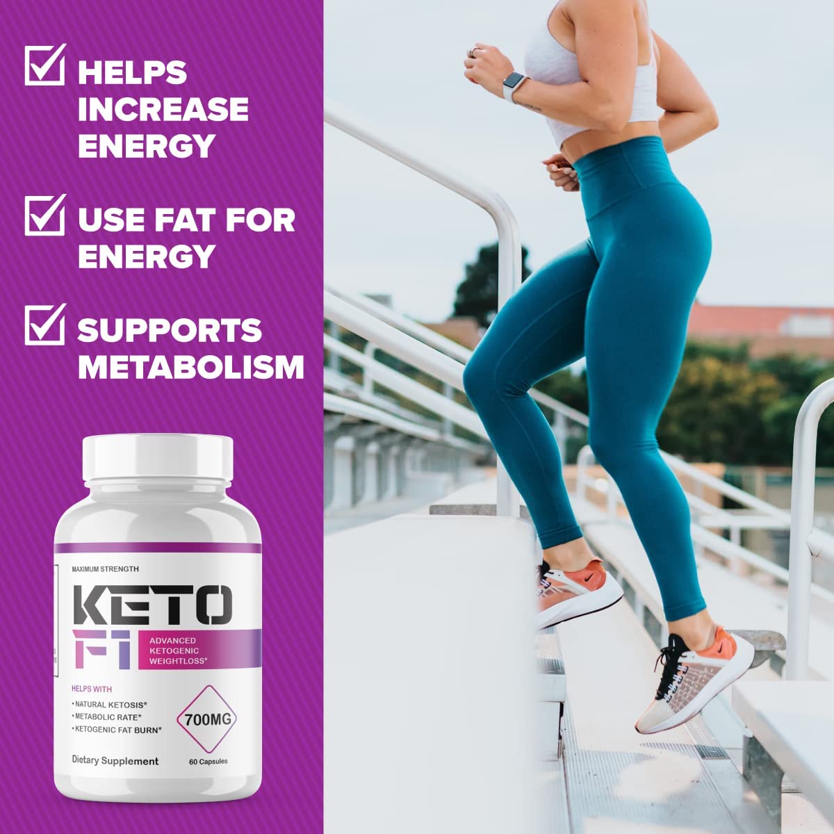 (Official 2 Pack) Ketosis F1 Advanced Formula Supplement Pills 120ct