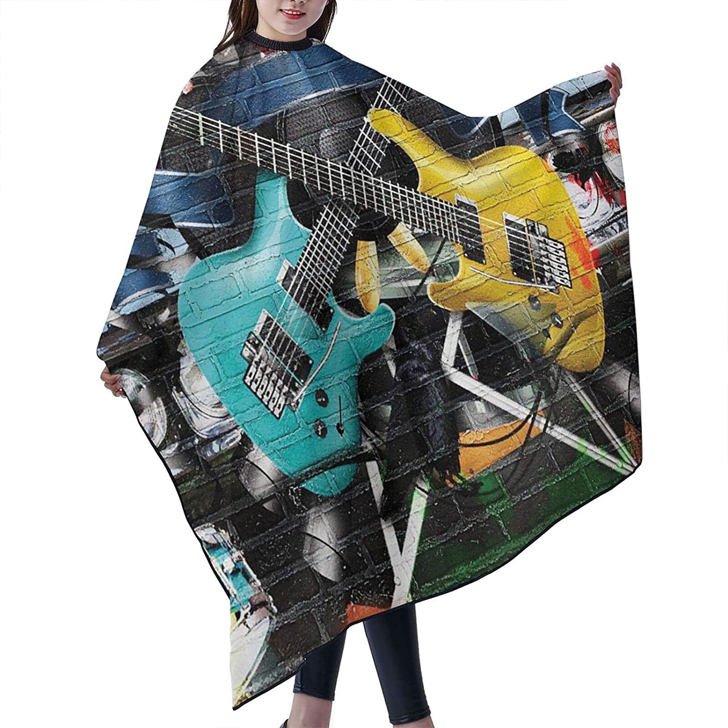 Colorful Music Notes Rhythm Song Hair Cutting Cape for Adults ...