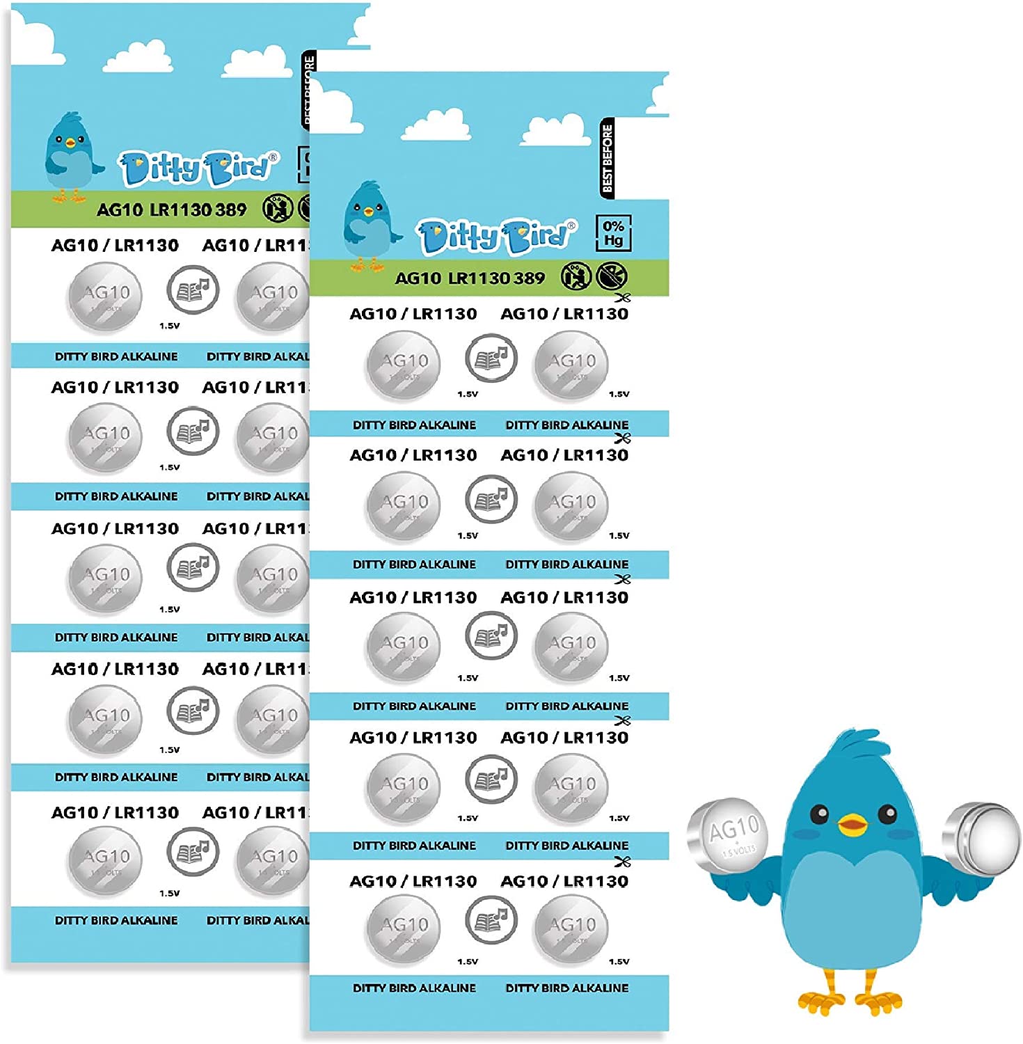 DITTY BIRD Nursery Rhymes and Bedtime Songs Musical Books with ...