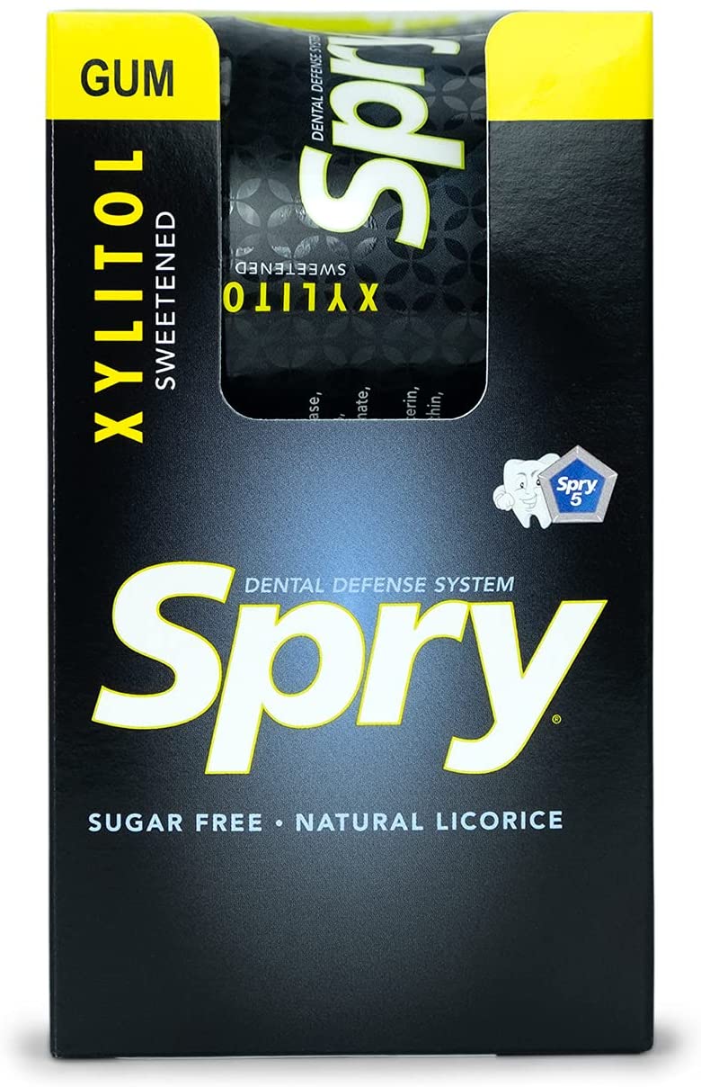 Spry Fresh Natural Xylitol Stronger Longer Chewing Gum Dental Defense ...