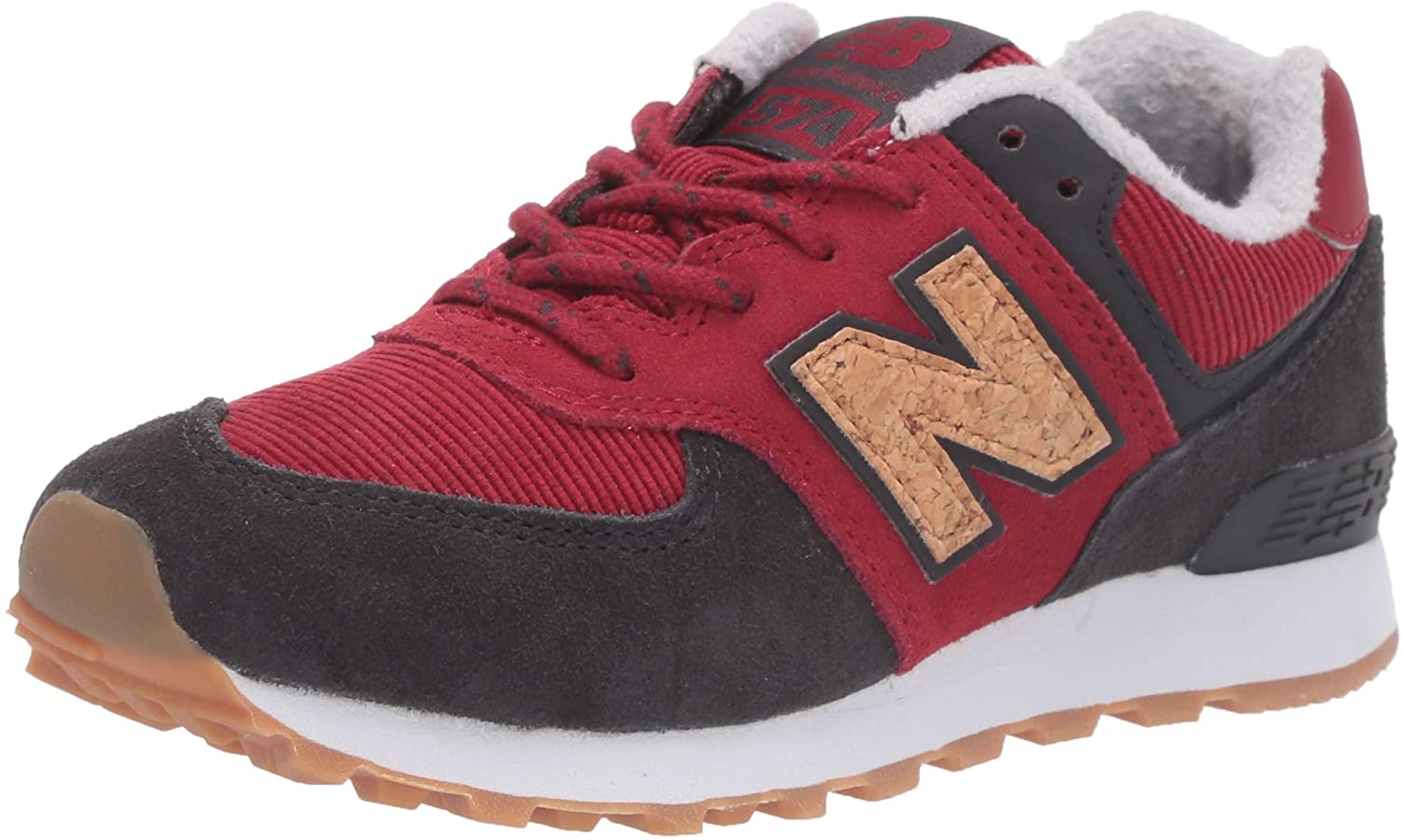 New Balance Kids" 574 V1 Winter Suede Lace-up Sneaker