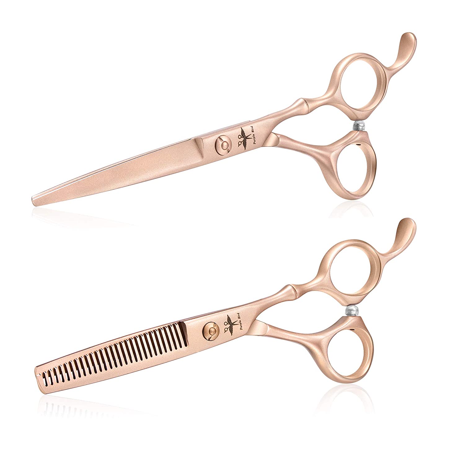 Hair Cutting Scissors Thinning Shear Set Professional Barber 6 inch ...