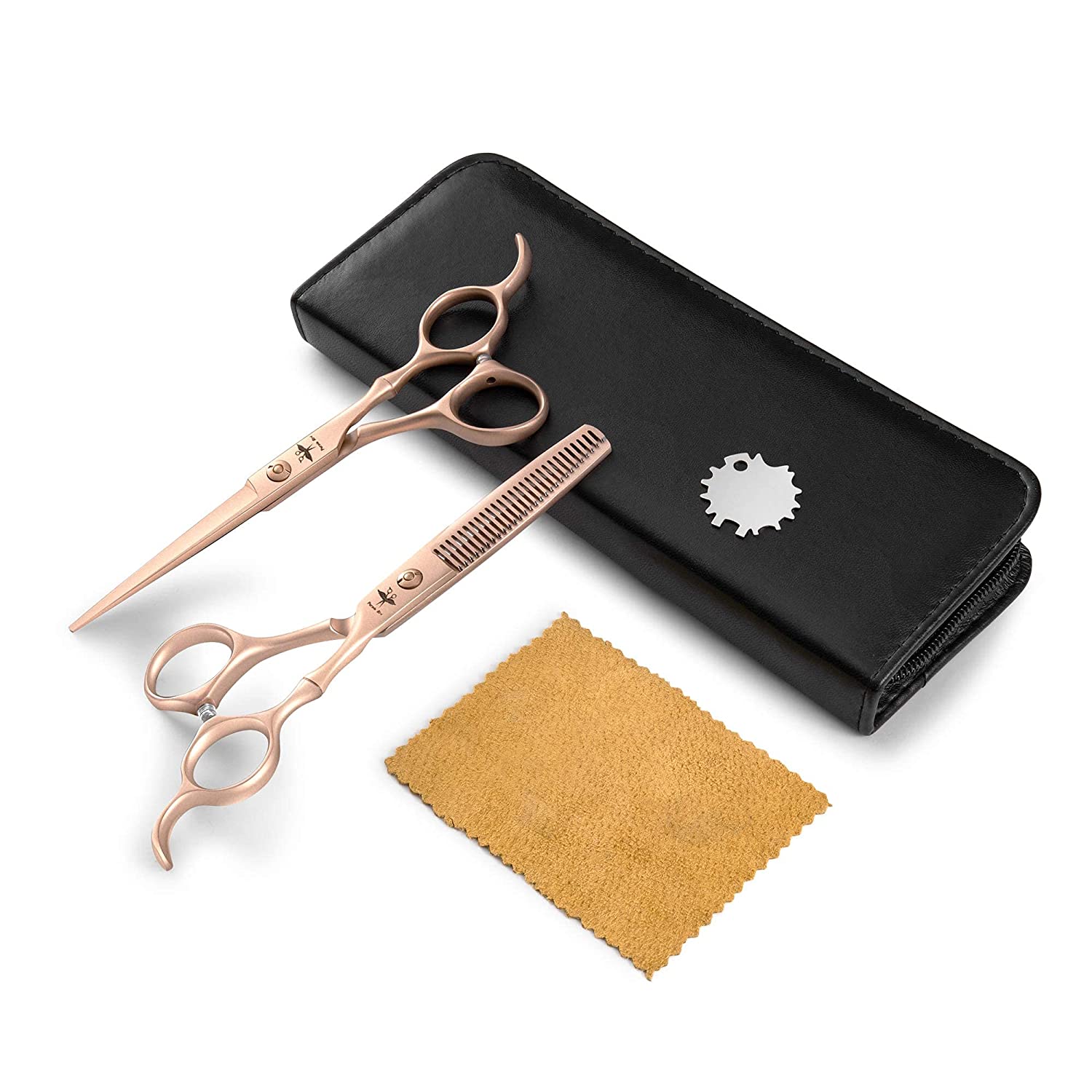 Hair Cutting Scissors Thinning Shear Set Professional Barber 6 inch ...