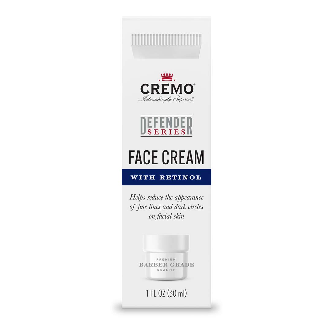 Cremo Face Cream with Retinol, Defender Series, 1 Oz