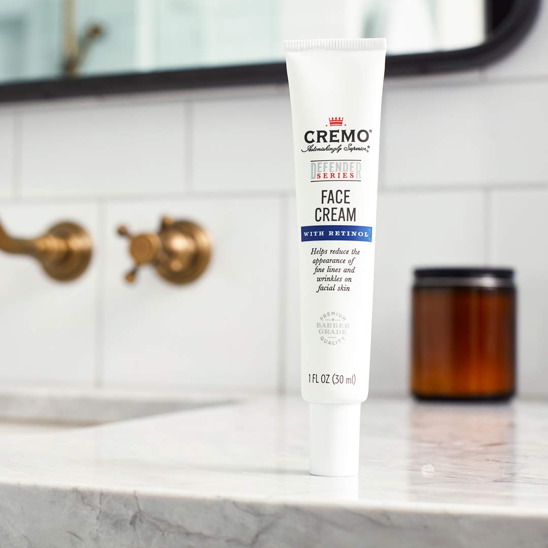 Cremo Face Cream with Retinol, Defender Series, 1 Oz