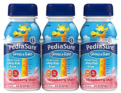 Pediasure Regular Nutrition Drink Bottles - Strawberry - 8 oz - 24 pk