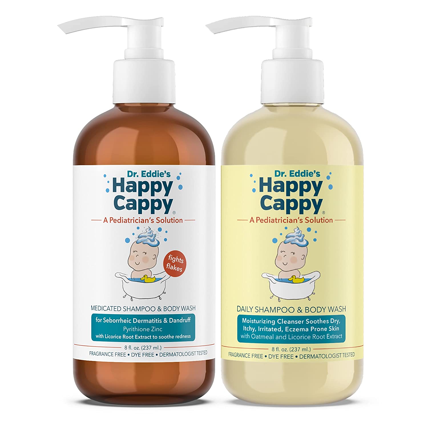 Happy Cappy Shampoo Bundle | Manage Cradle Cap, Seborrheic Dermatitis ...