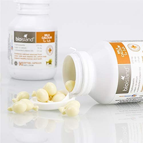 Bio Island Milk Calcium for Kids 90 Capsules