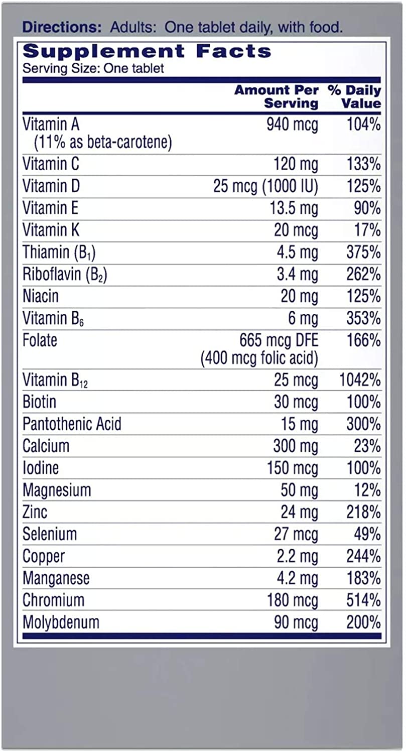 ONE A DAY Women’s 50+ Healthy Advantage Multivitamins, Supplement with ...