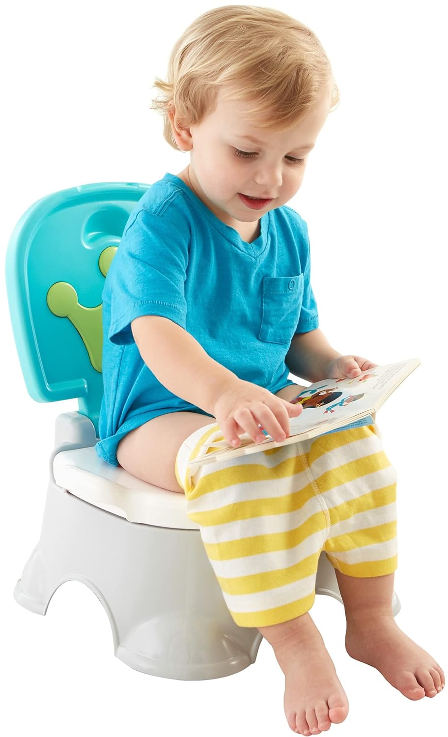 Fisher-Price Royal Stepstool Potty , Blue (Pack of 2)