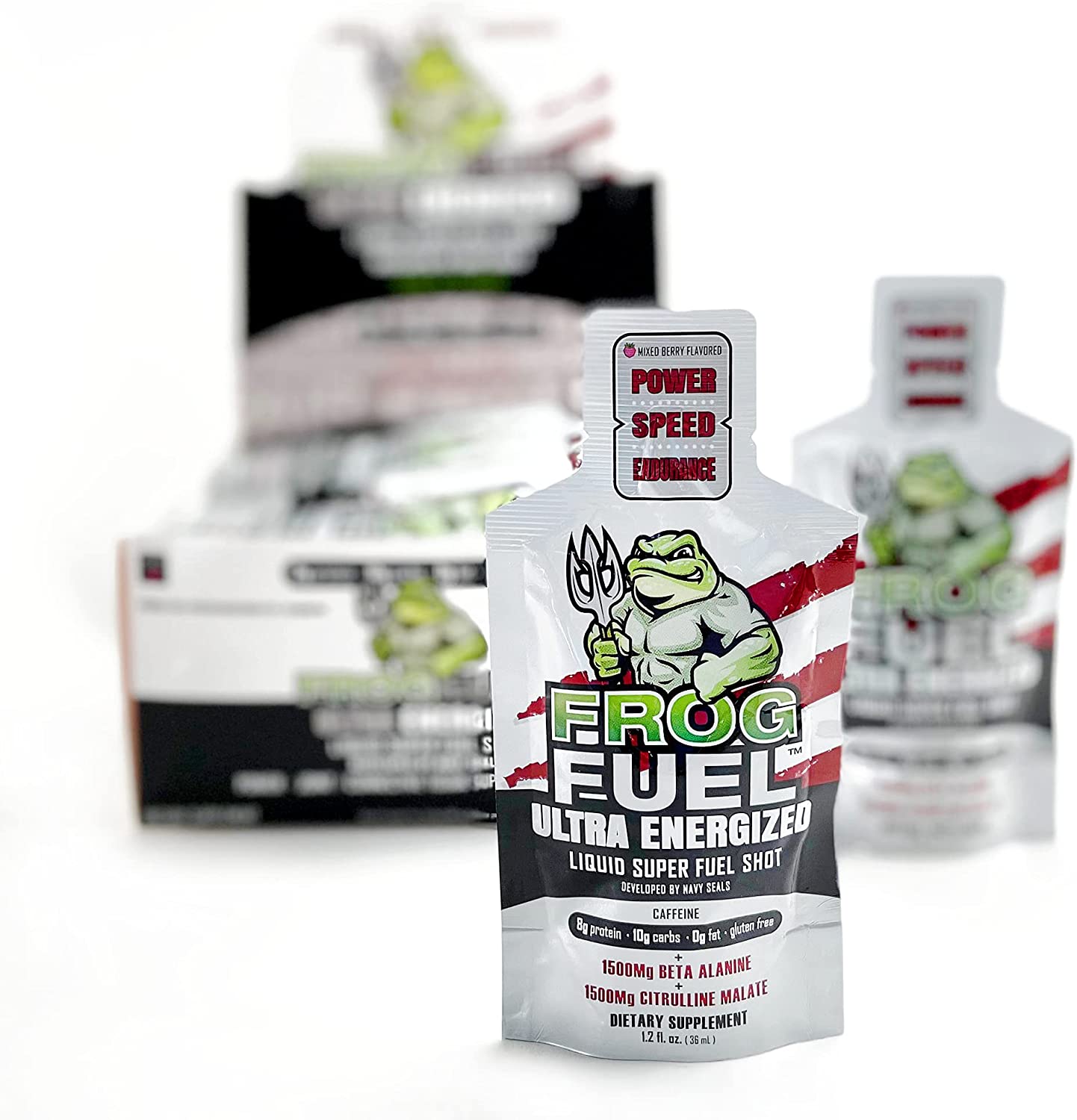 Frog Fuel Ultra Energy Liquid Protein Shot with Carbohydrates and ...