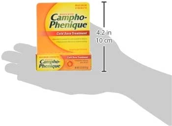 Campho-Phenique Cold Sore Treatment, Maximum Strength, Original Gel ...