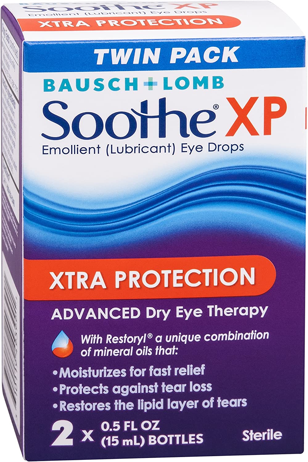 Bausch + Lomb Soothe XP Dry Eye Drops, Xtra Protection Lubricant Eye ...
