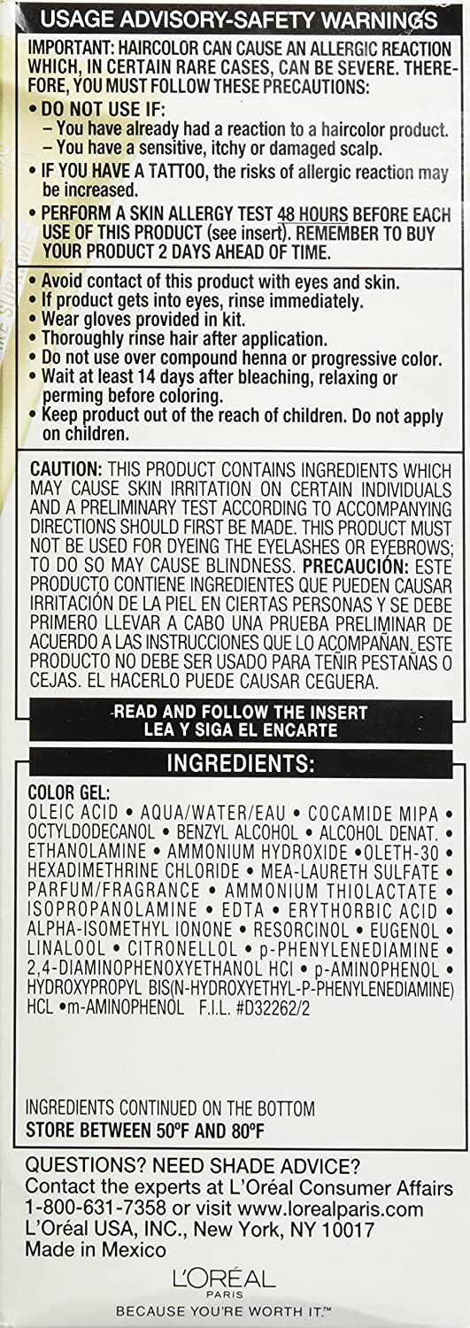 L"Oreal Paris Superior Preference Fade-Defying + Shine Permanent Hair ...