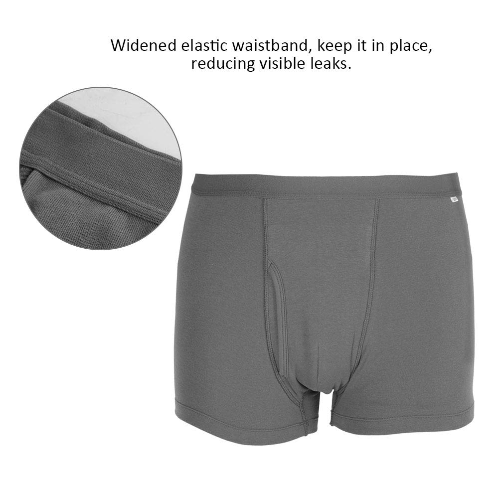 Men"S Assorted Regular Absorbency Washable Reusable Incontinence Boxer ...