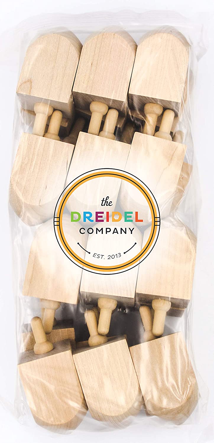 Hanukkah Wooden Dreidel, Design Your Own 3" Inch Wooden Chanukah ...