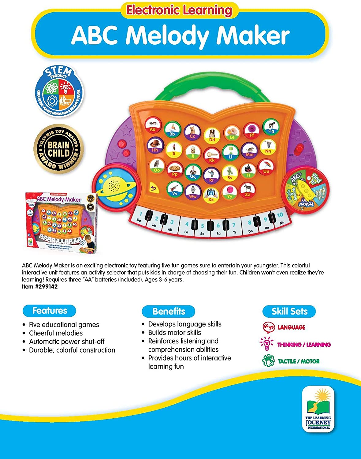 The Learning Journey ABC Melody Maker, Primary