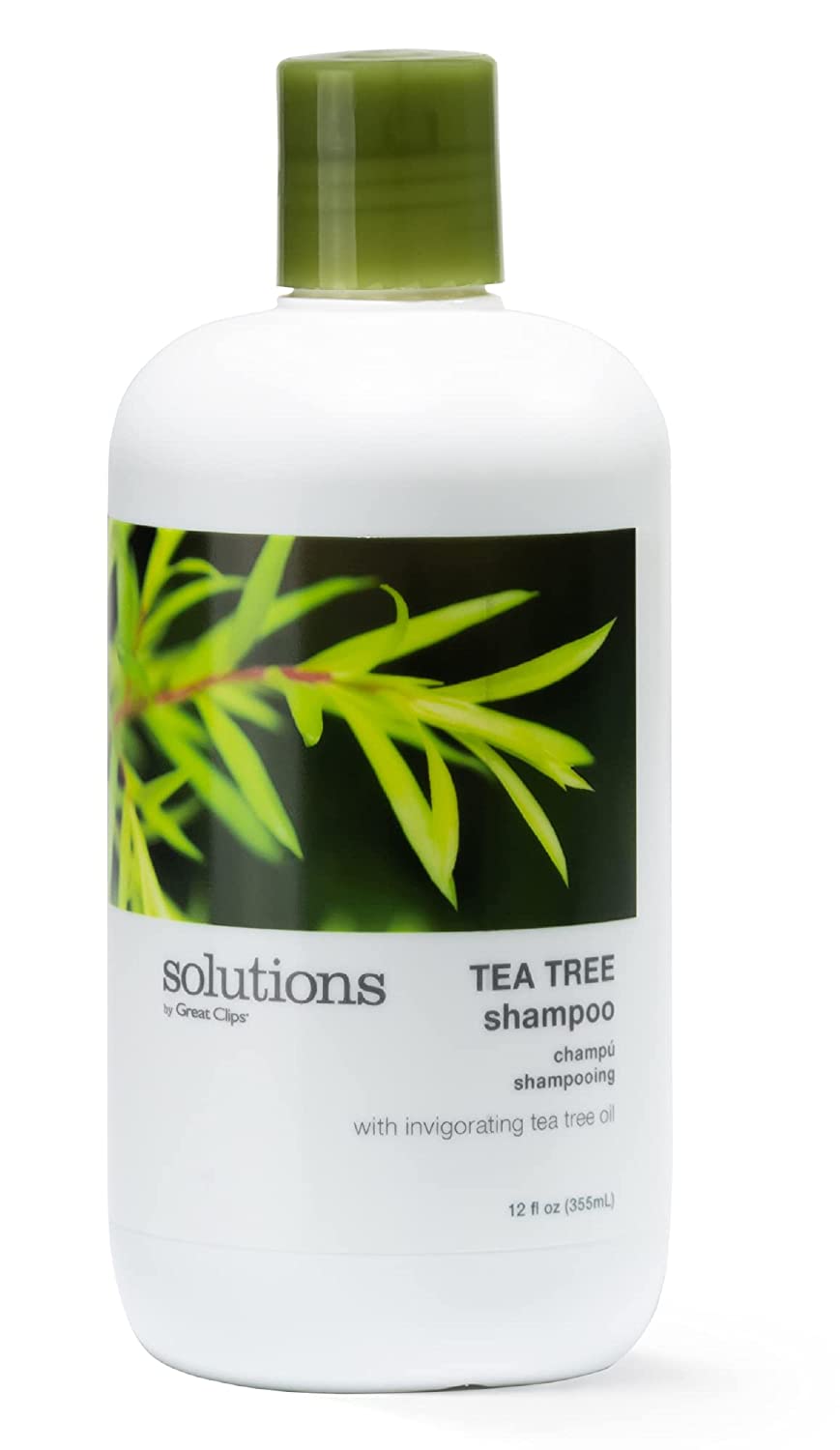 Solutions by Great Clips Tea Tree Shampoo 12oz | Natural Dry Scalp ...