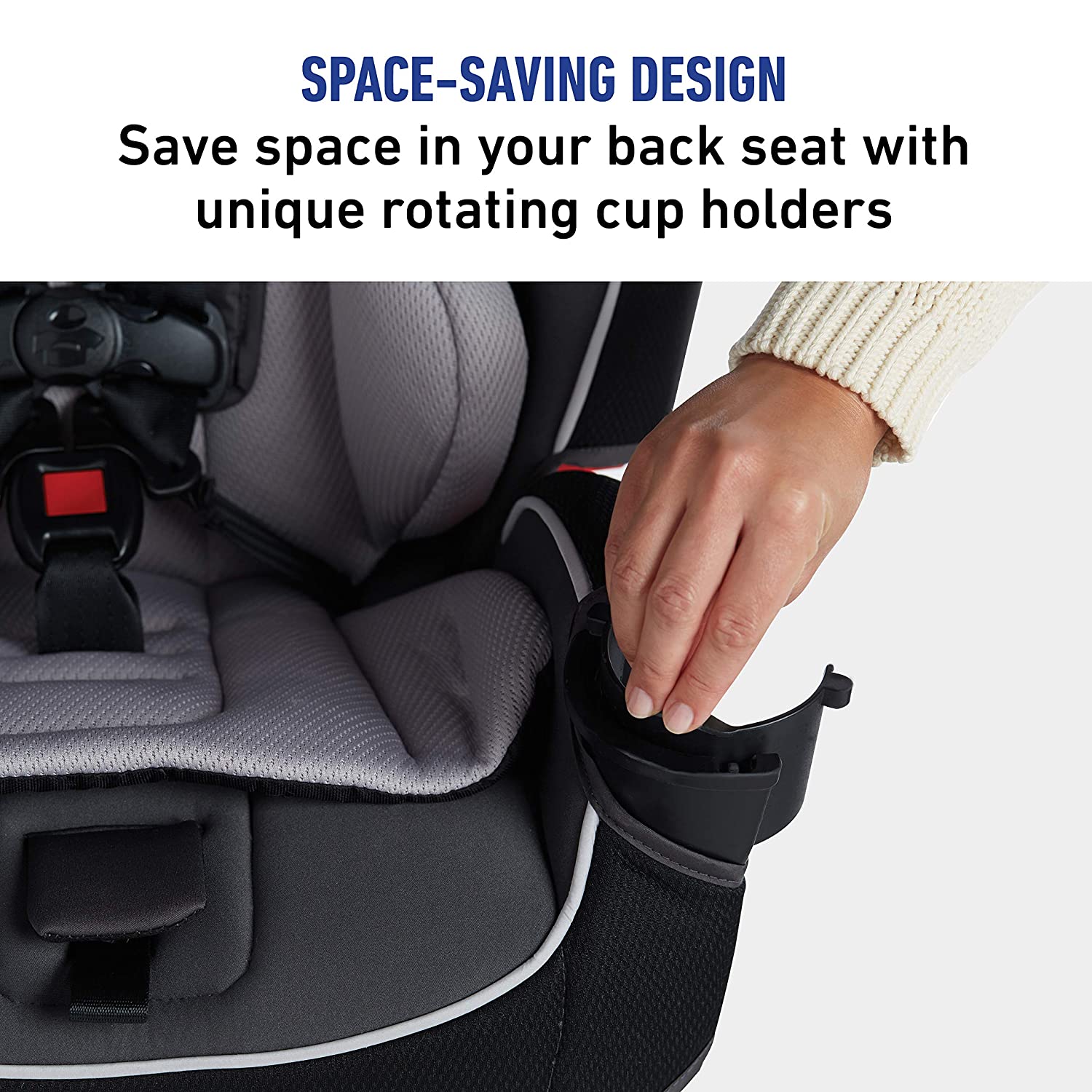 Graco Slimfit 3 in 1 Car Seat | Slim & Comfy Design Saves Space in Your ...