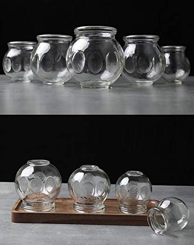 Professional Chinese Acupoint Cupping Therapy Sets, 16 Pcs Glass ...