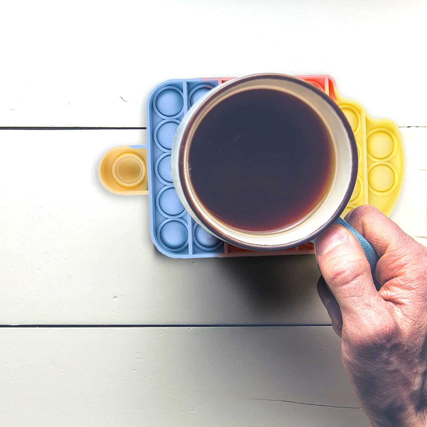 Ice Cream Push Pop Bubbles Fidget Toy, Stress Reliever Silicone Sensory ...