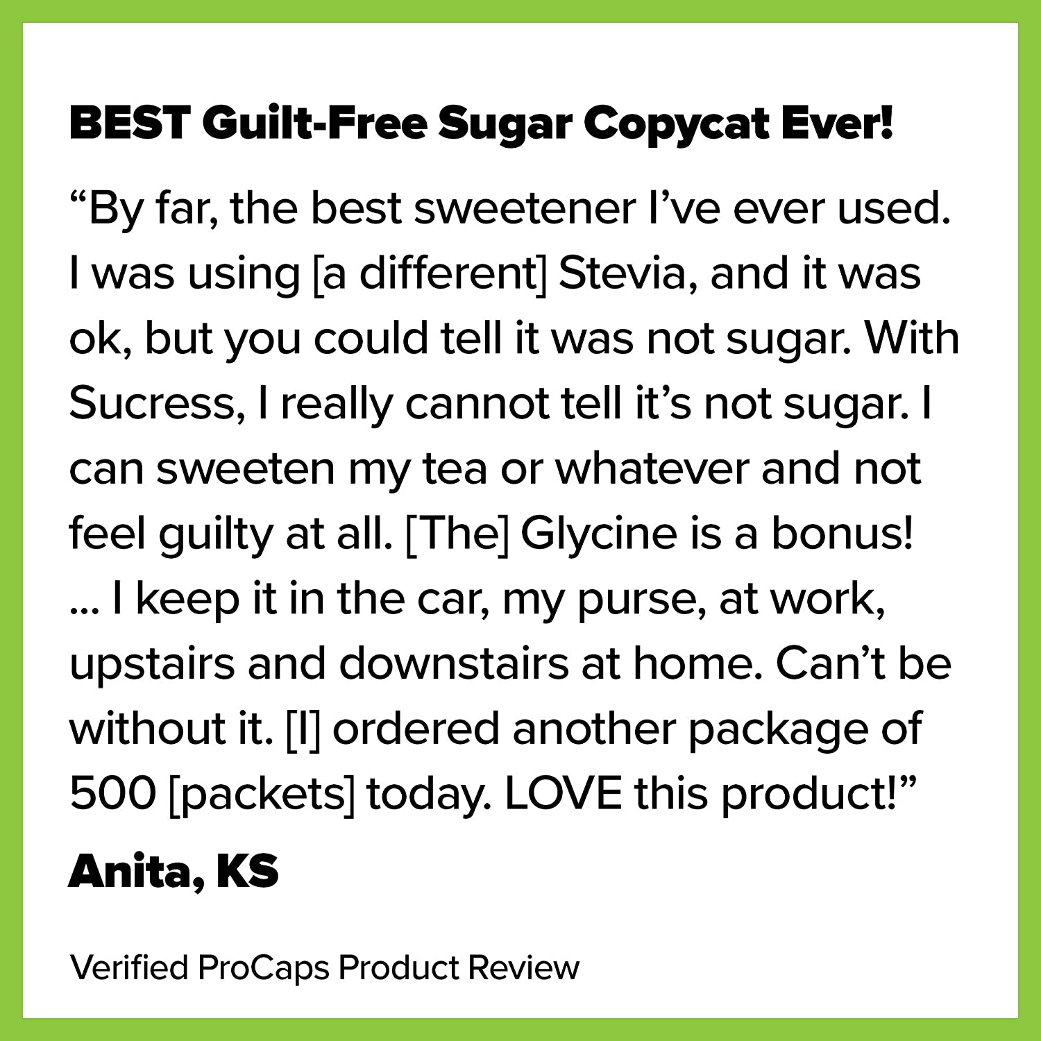 Andrew Lessman Sucress Stevia Sweetener 500 Packets - Natural Non ...