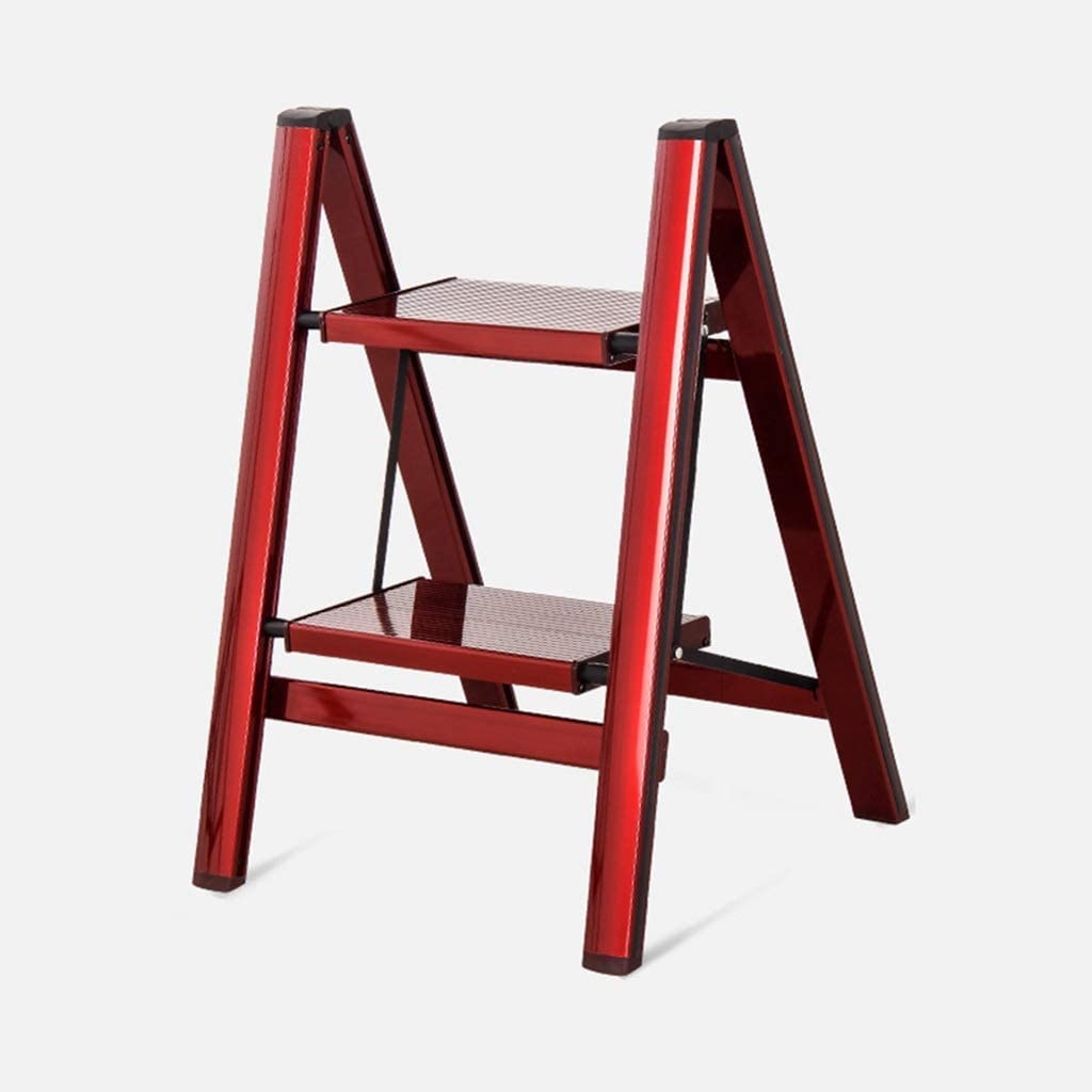 DINGZXC Step Ladders 2-Step Ladder, Multifunctional Aluminum Flower ...