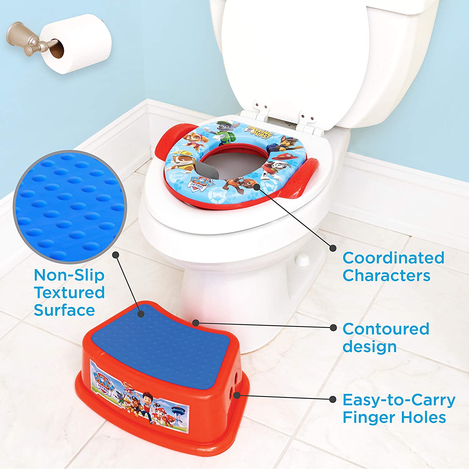 Ginsey PAW Patrol Calling All Pups, 4 Piece Premium Potty Training ...