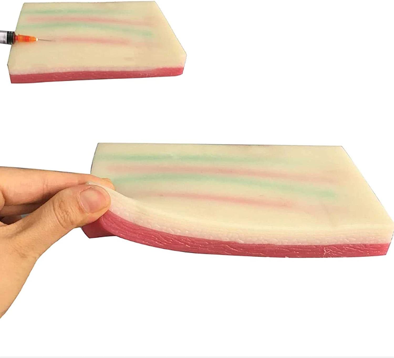 YmnFI IV Injection Training Pad Model, 4 Veins Imbedded Skin Layer ...