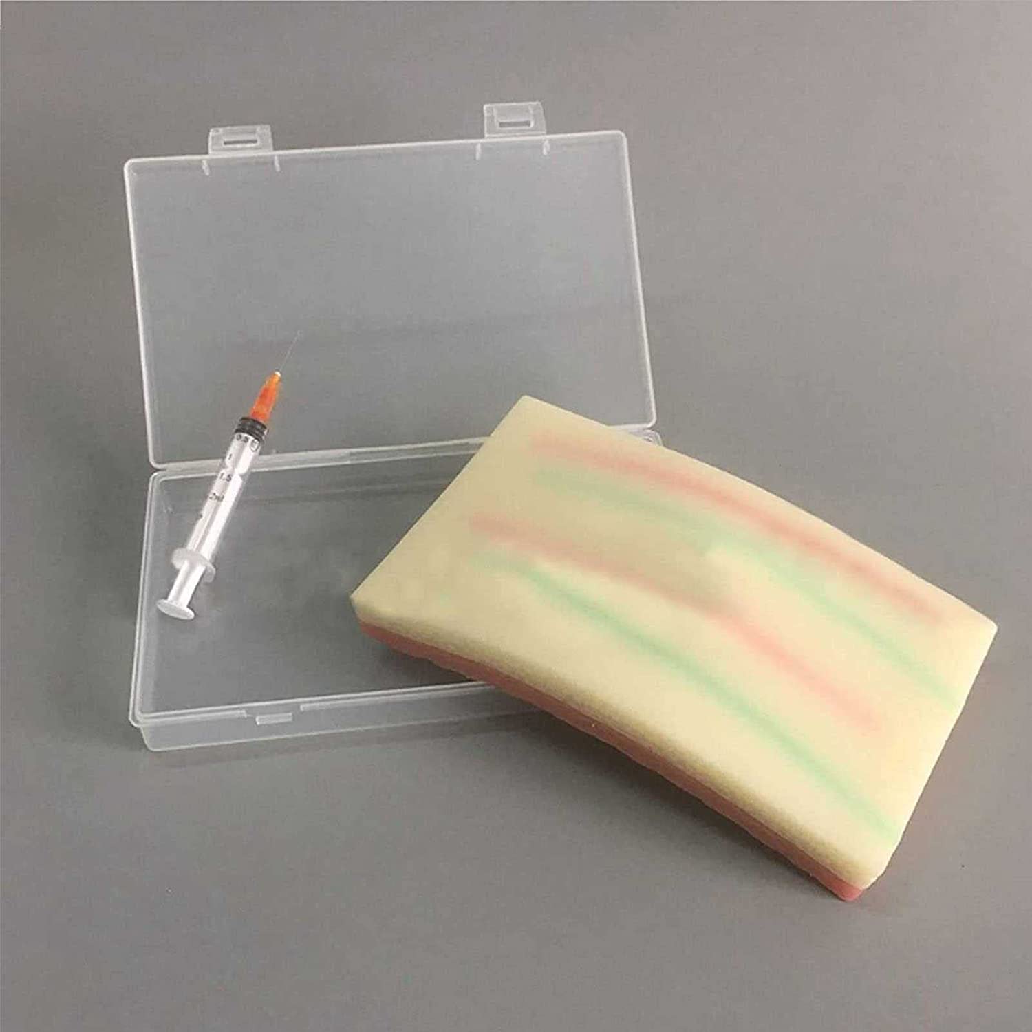 YmnFI IV Injection Training Pad Model, 4 Veins Imbedded Skin Layer ...