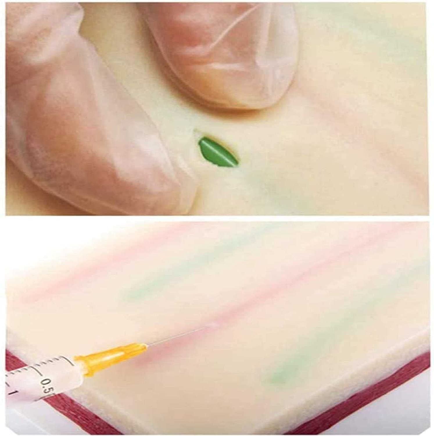 YmnFI IV Injection Training Pad Model, 4 Veins Imbedded Skin Layer ...