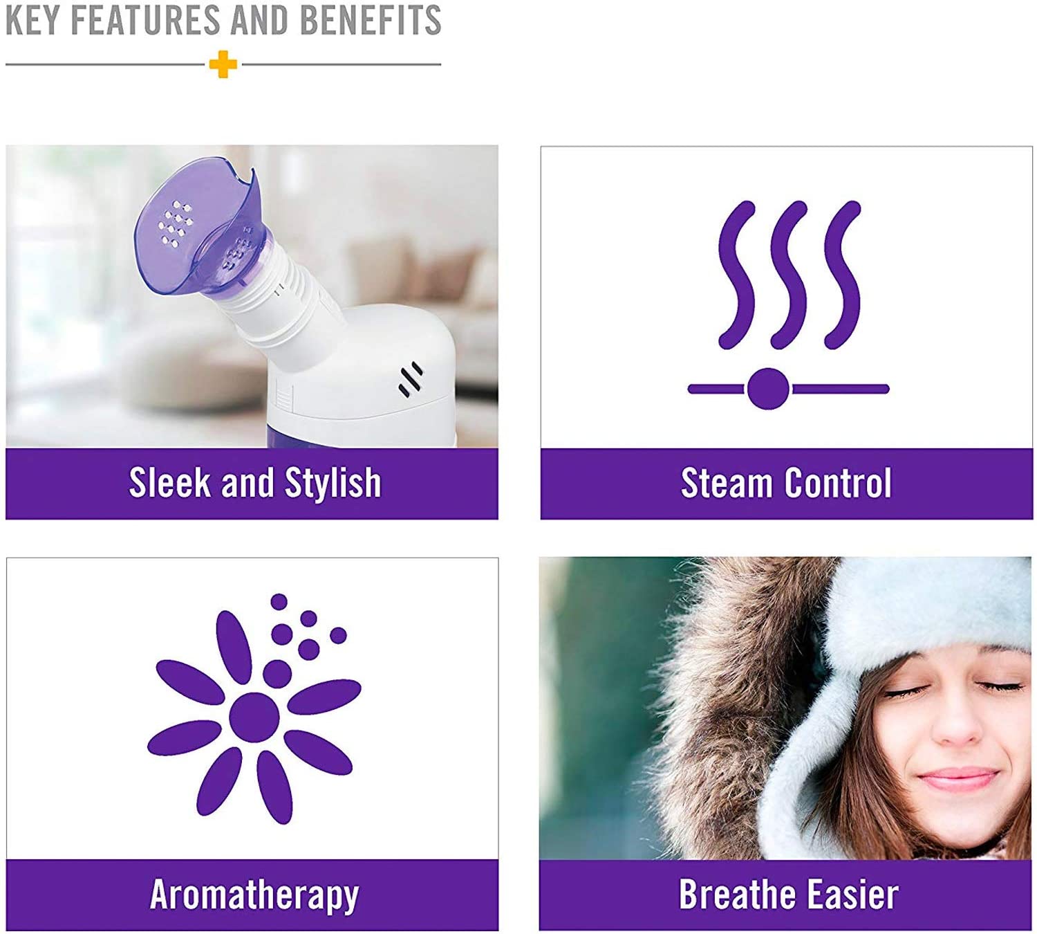 MABIS Facial Steamer, Steam Inhaler, Personal Humidifier, Vaporizer or ...