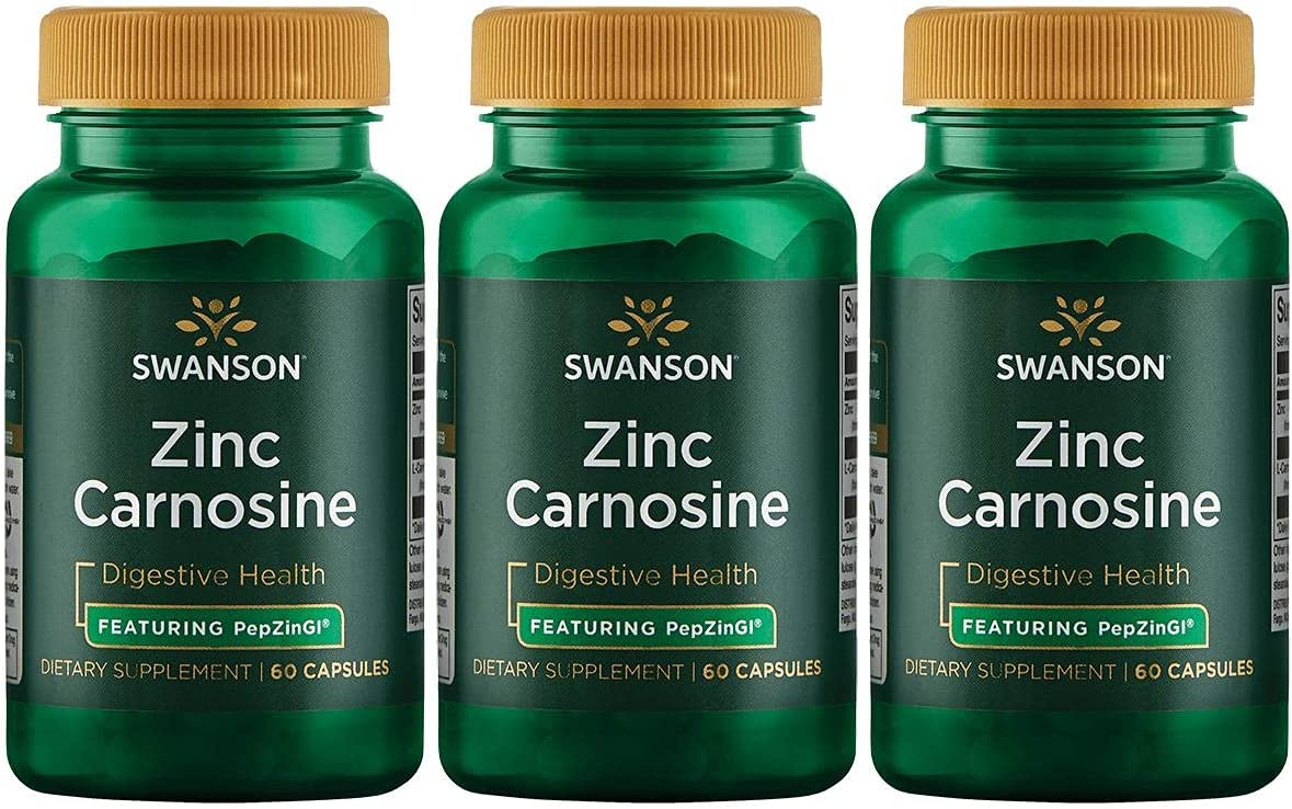 Swanson Zinc Carnosine (PepZin GI) - Natural Supplement Promoting ...