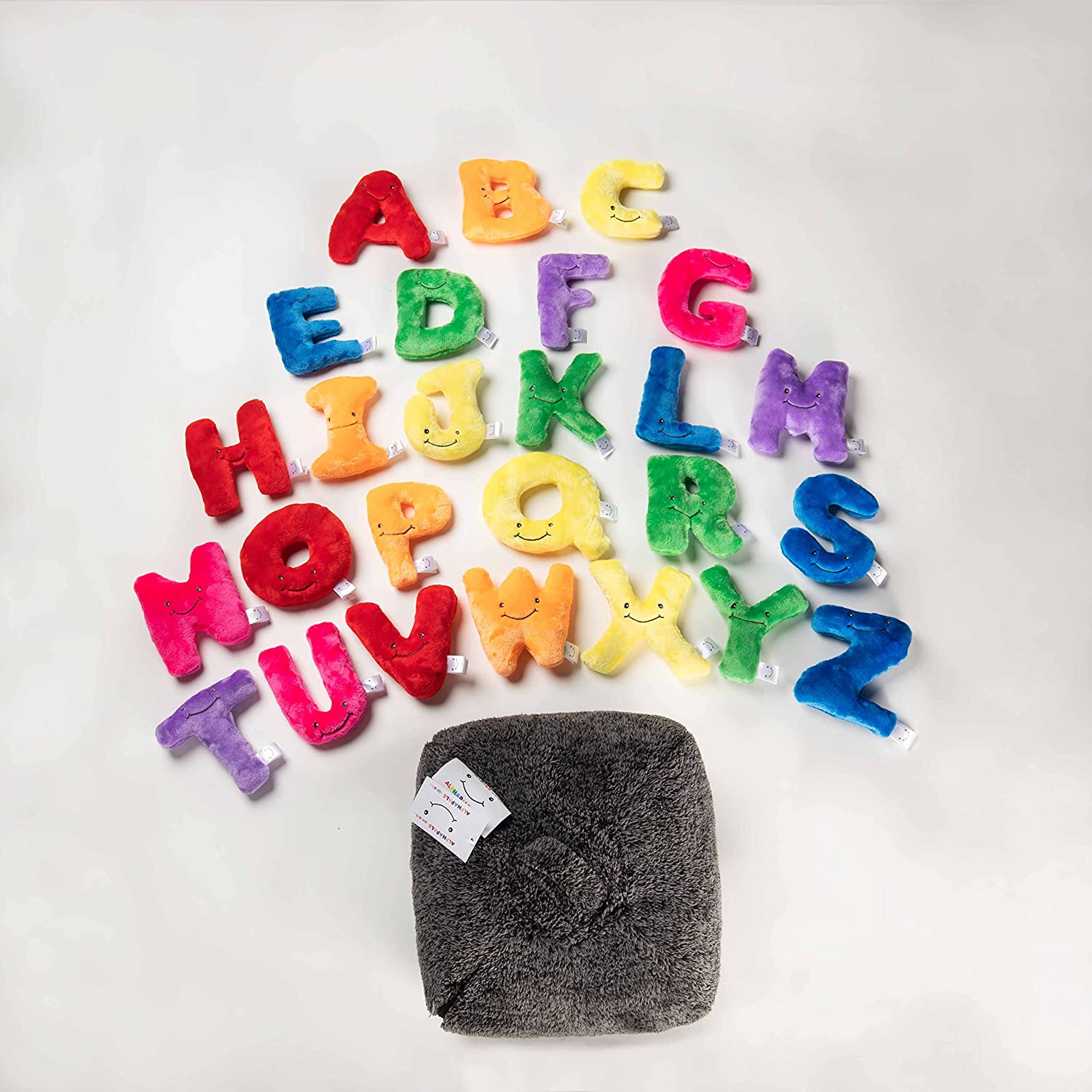 Alphapals Educational Plush Letter W - Tangerine Orange 4" Stuffed ...